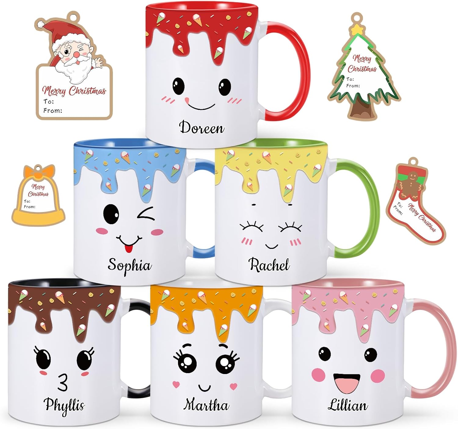 Amazon.com: Personalized Hot Chocolate Mug for Kids – Custom Name ...
