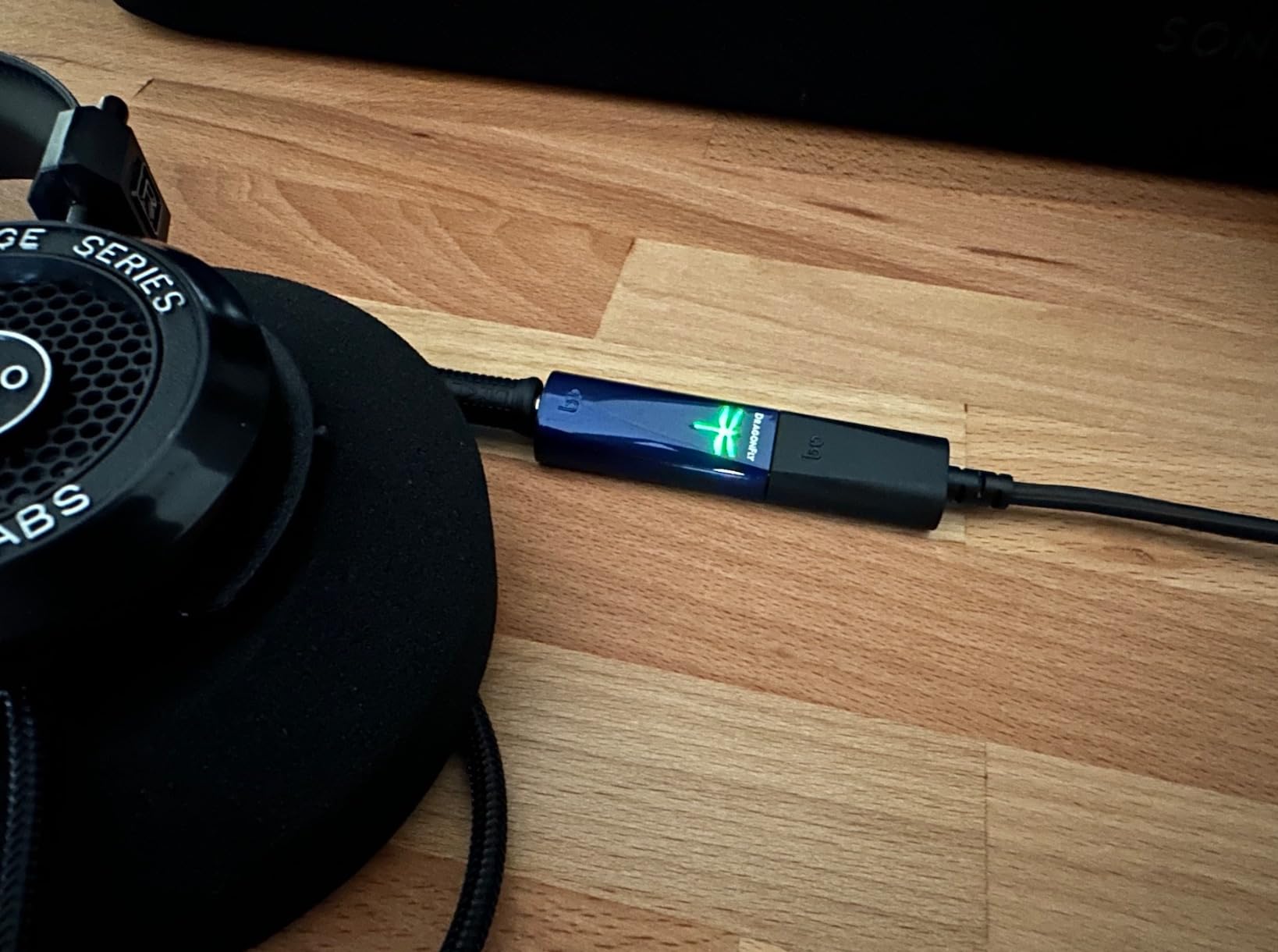 AudioQuest DragonFly DAC USB Digital Audio Converter Blue, 2.2x.75x.5 ...