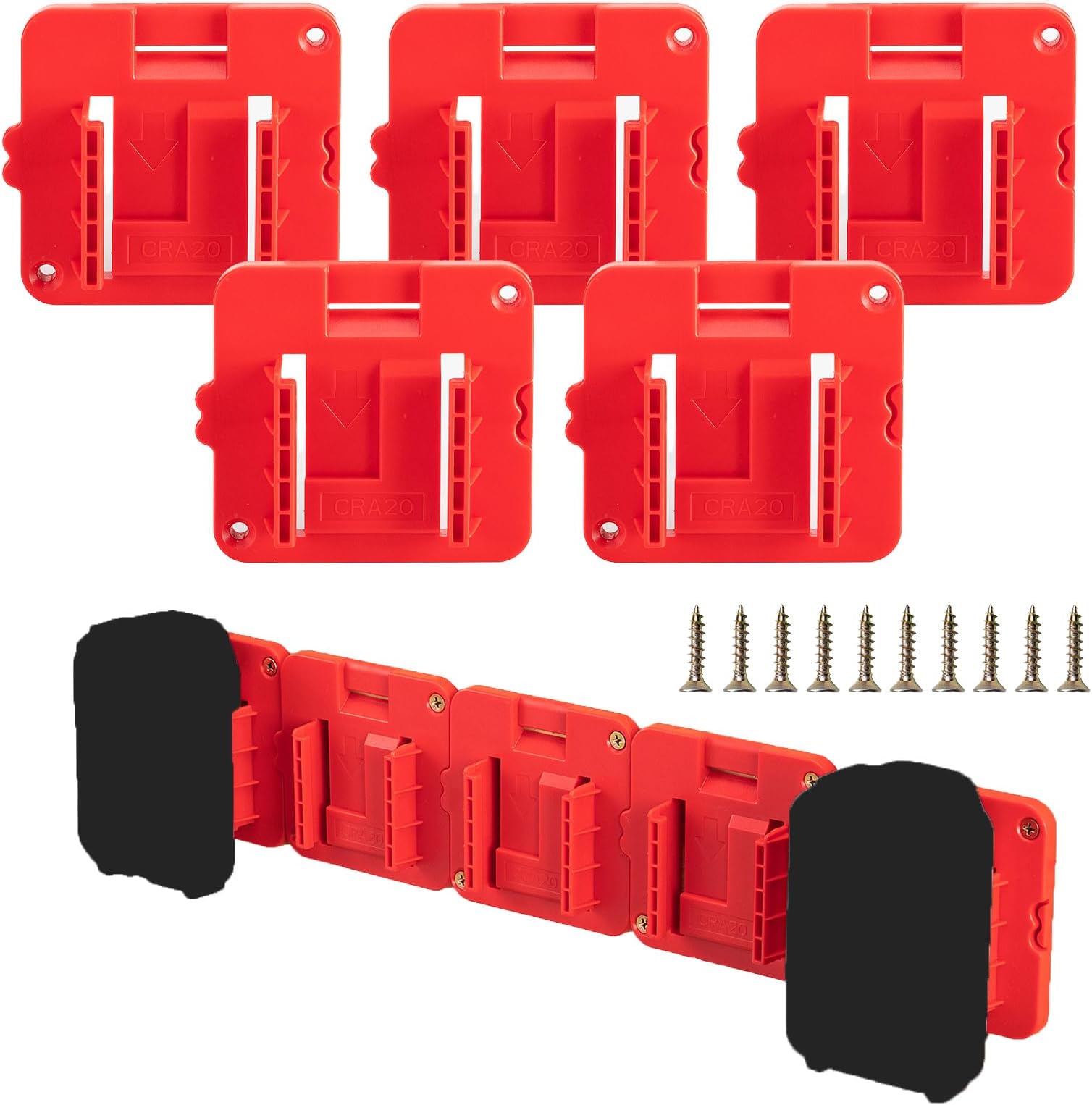 Amazon.com: Crtbelfy Battery Holder Compatible for Black & Decker 20V ...