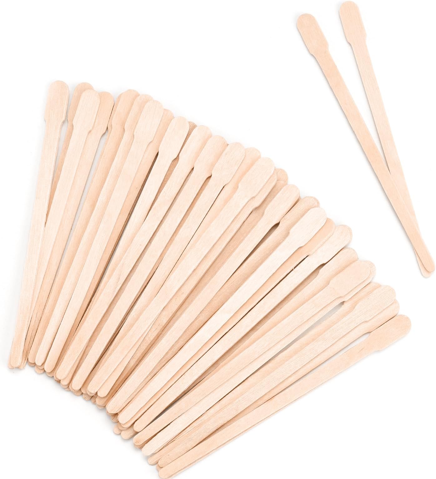 Amazon.com : 1200Pcs Wooden Wax Sticks Small Wax Spatula Eyebrow Wax ...