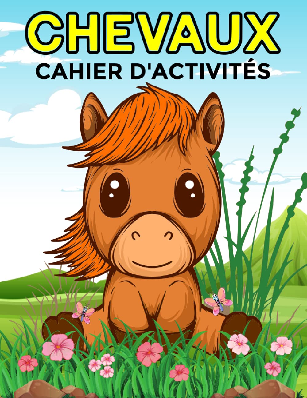Buy Chevaux Cahier d'activités: Cahier d'activités Chevaux avec livre ...