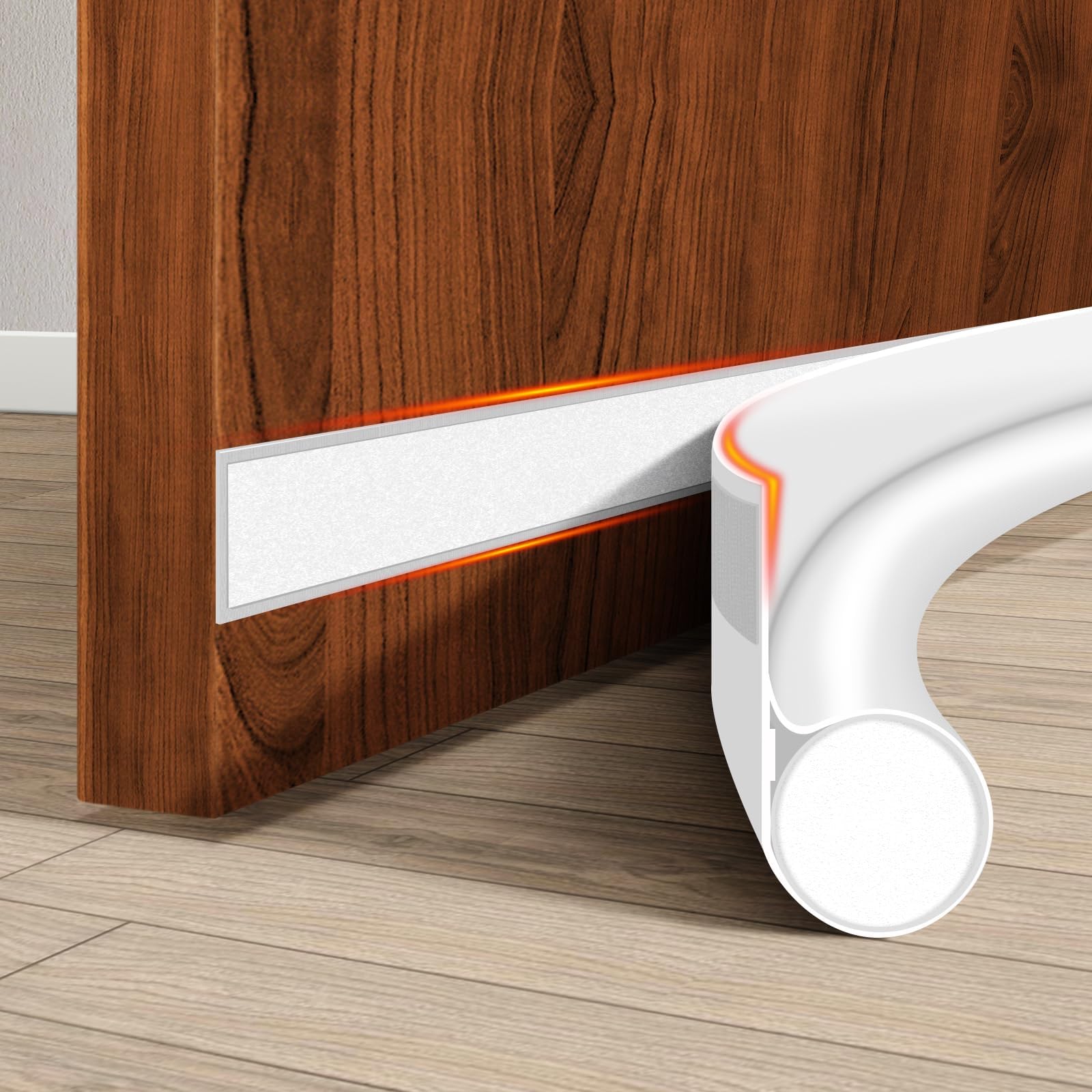 Amazon.com: Under Door Draft Stopper White 29"-35" Noise Window Breeze ...