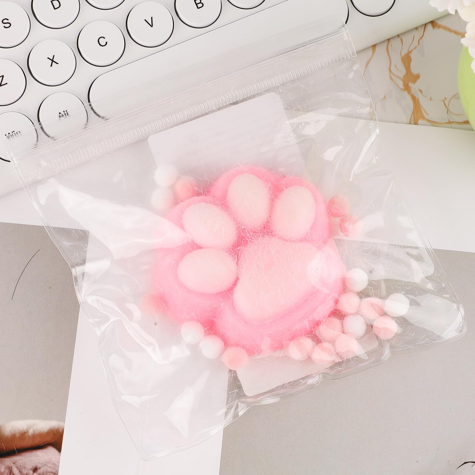 PEUTIER Cat Paw Squeeze Squishy Toys, Plastic Taba Soft Cat Paw with 10 ...