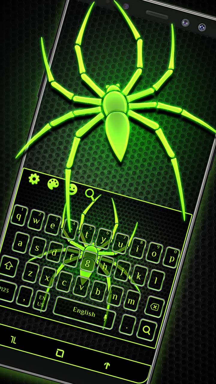 Neon Green Spider Keyboard Theme:Amazon.com:Appstore for Android