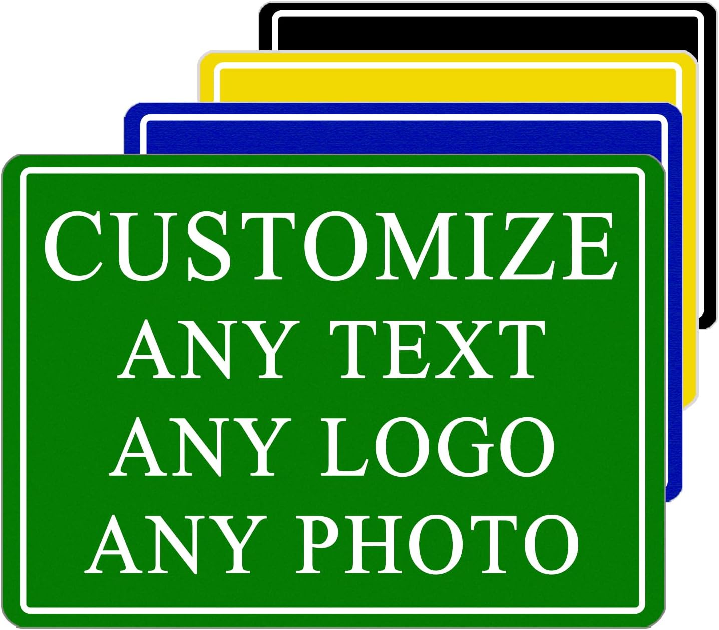 Amazon.com: Custom Sign, Personalized Street Sign Metal with Your Text ...