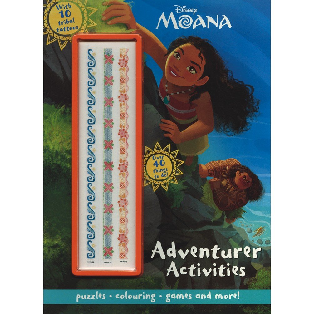 Buy Disney Moana Adventurer Activities: Adventurer Activities with 10 ...