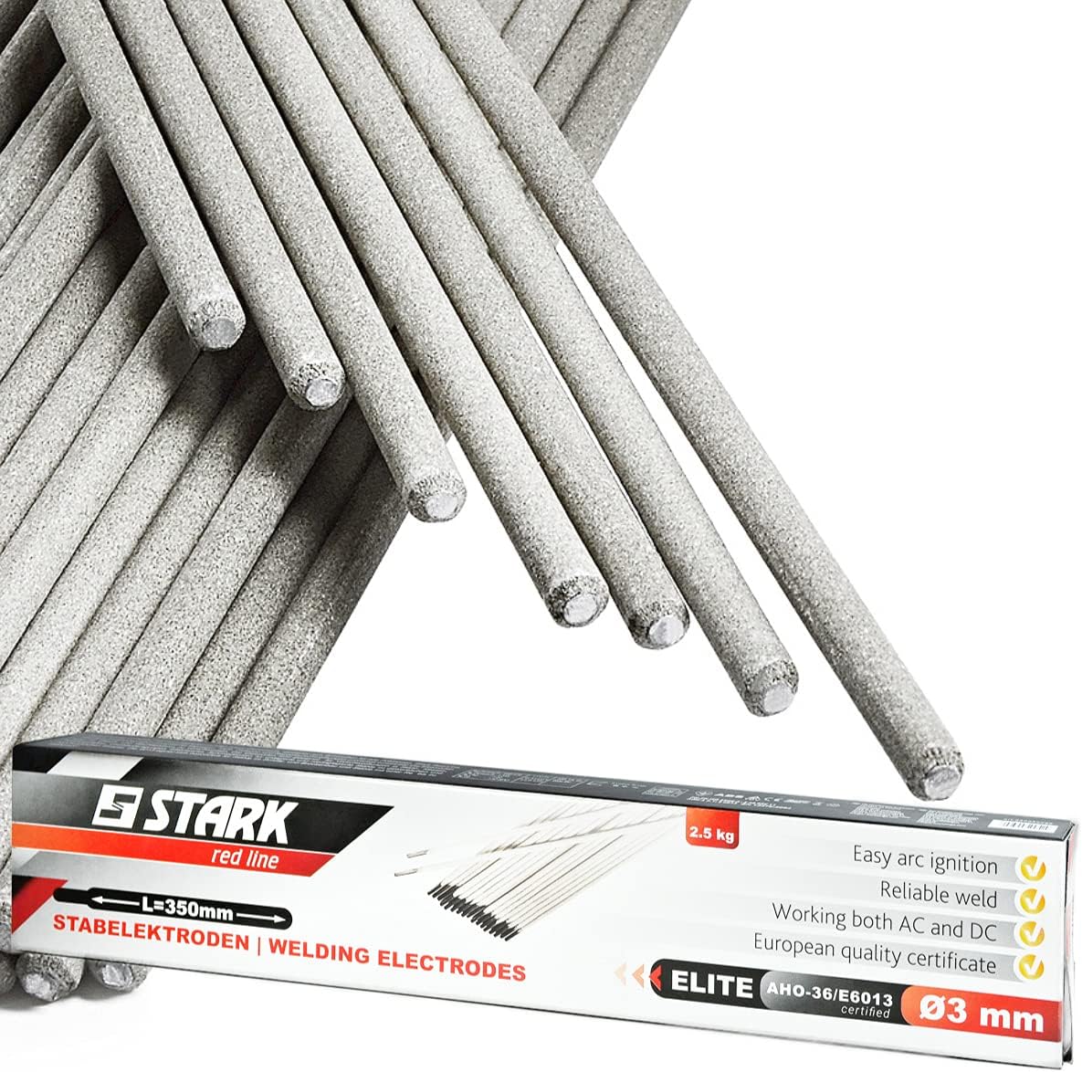 MILD Steel ARC MMA Welding ELECTRODES RODS Stick 6013 2.0/2.5/3.2mm (2 ...