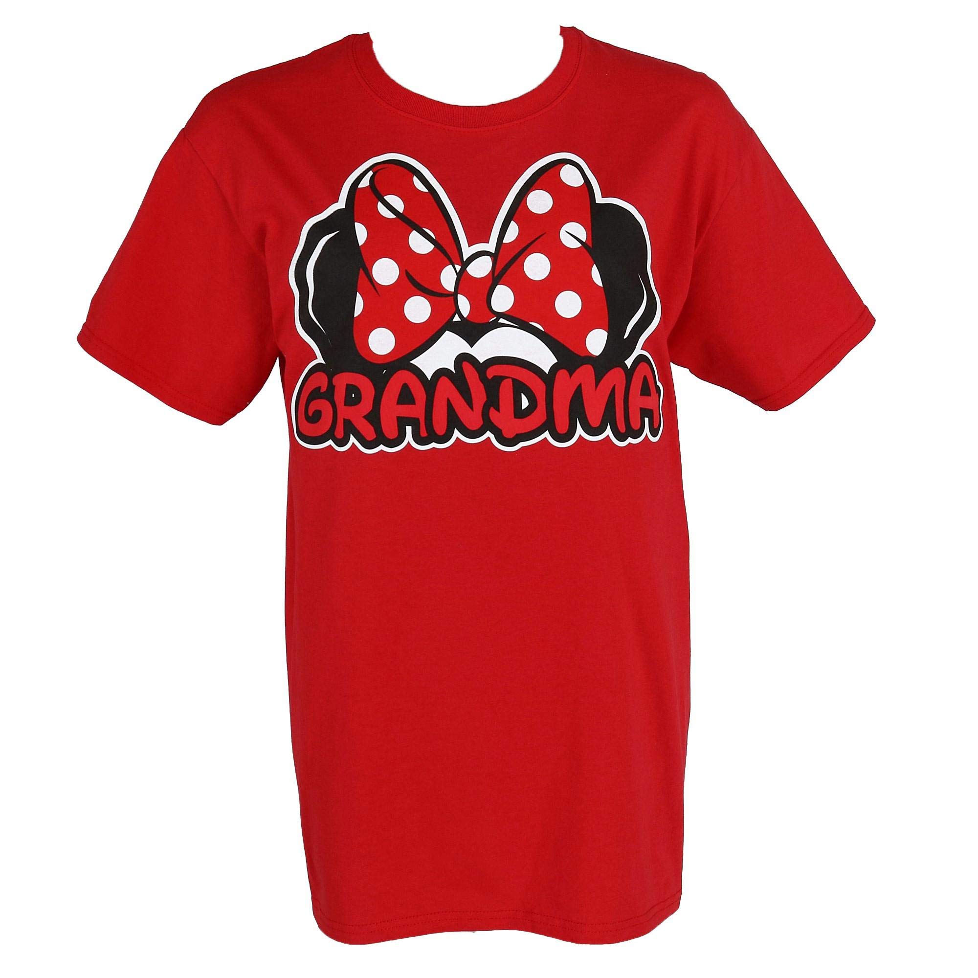 Amazon.com: Disney Adults Grandma Fan Tee Red 2X-Large : Clothing ...