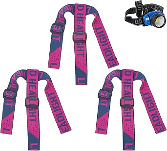 Amazon.com : M METERXITY 3-Pack Headlamp Strap Replacement Headband ...