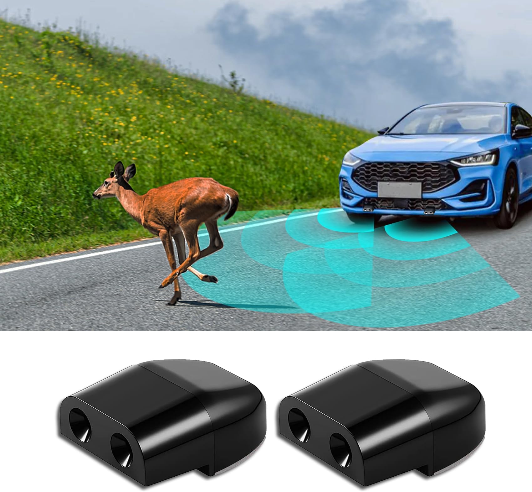 Amazon.com: WINUERK 2PCS Deer Whistles for Car, Automotive Deer Warning ...