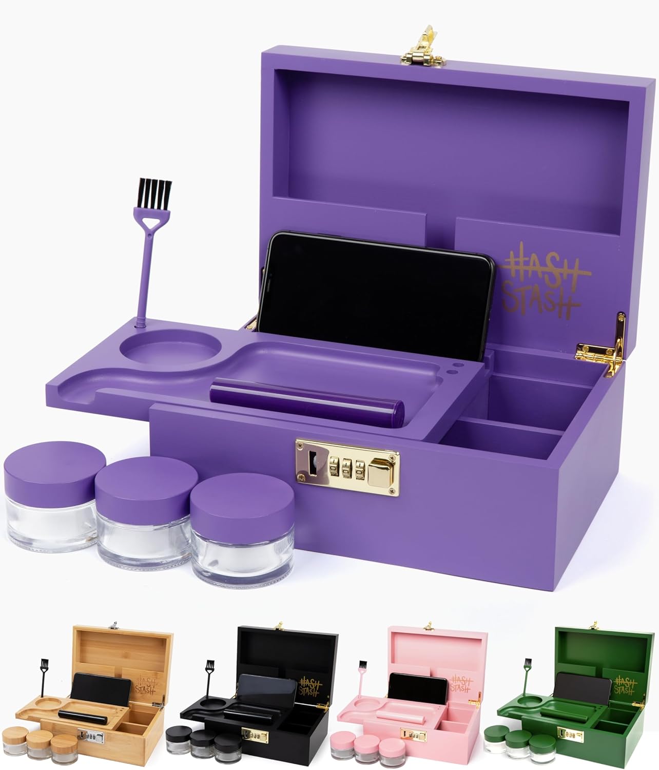 Amazon.com: HASHSTASH - The OG Storage Box - Purple : Home & Kitchen