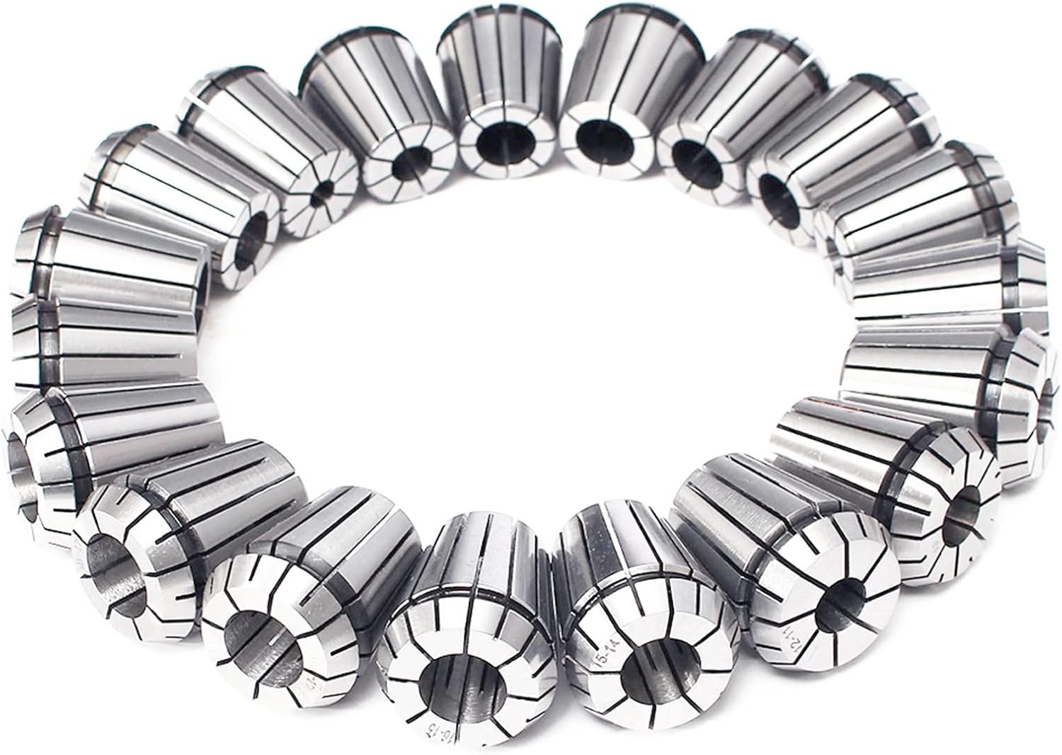 Precision Spring Collet Set 1Set ER11 ER16 ER20 ER25 ER32 ER40 ER Spring Collet Chuck 0.015/0 ...