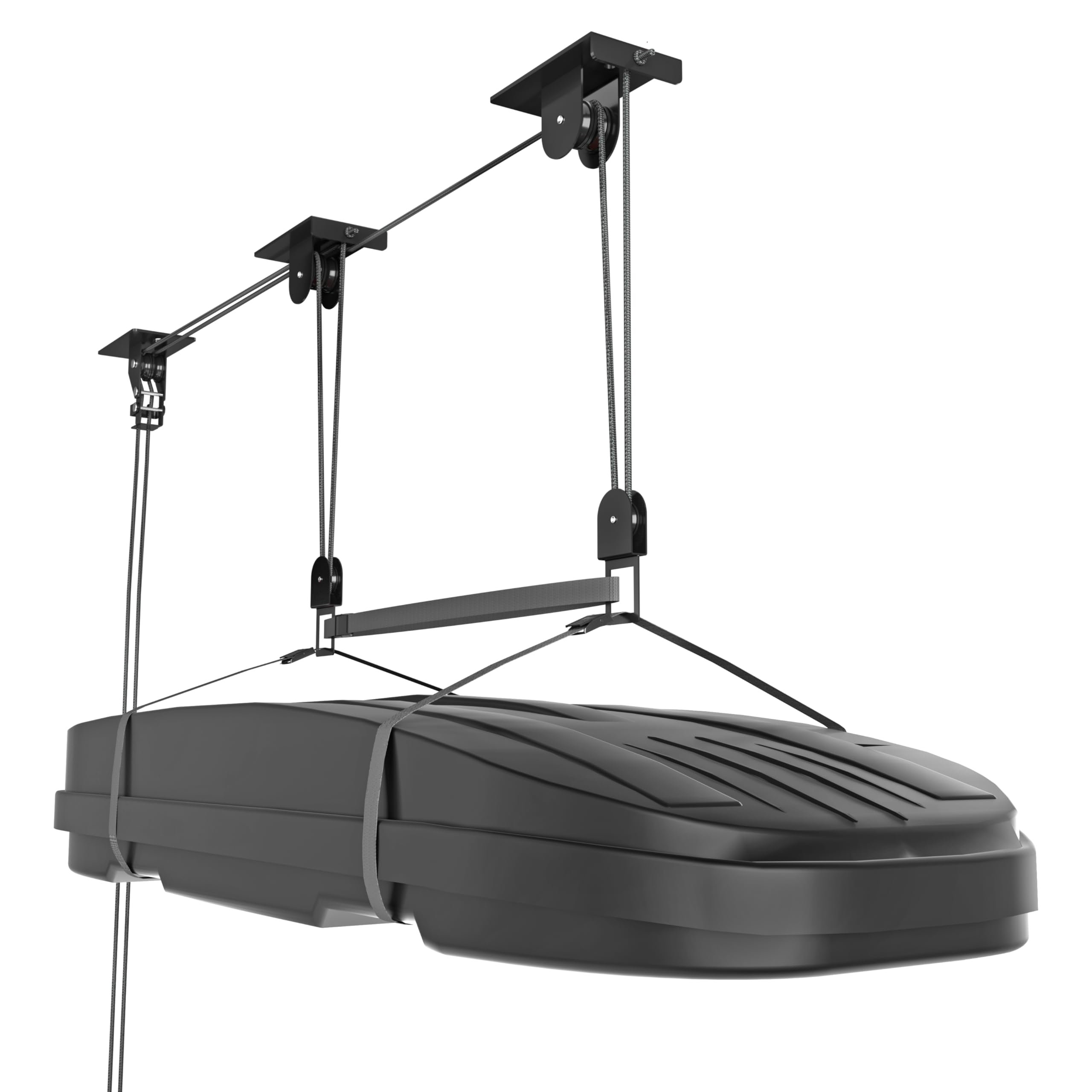 Amazon.com: TRUSOON Pulley Hoist System for Cargo Box Garage Ceiling ...