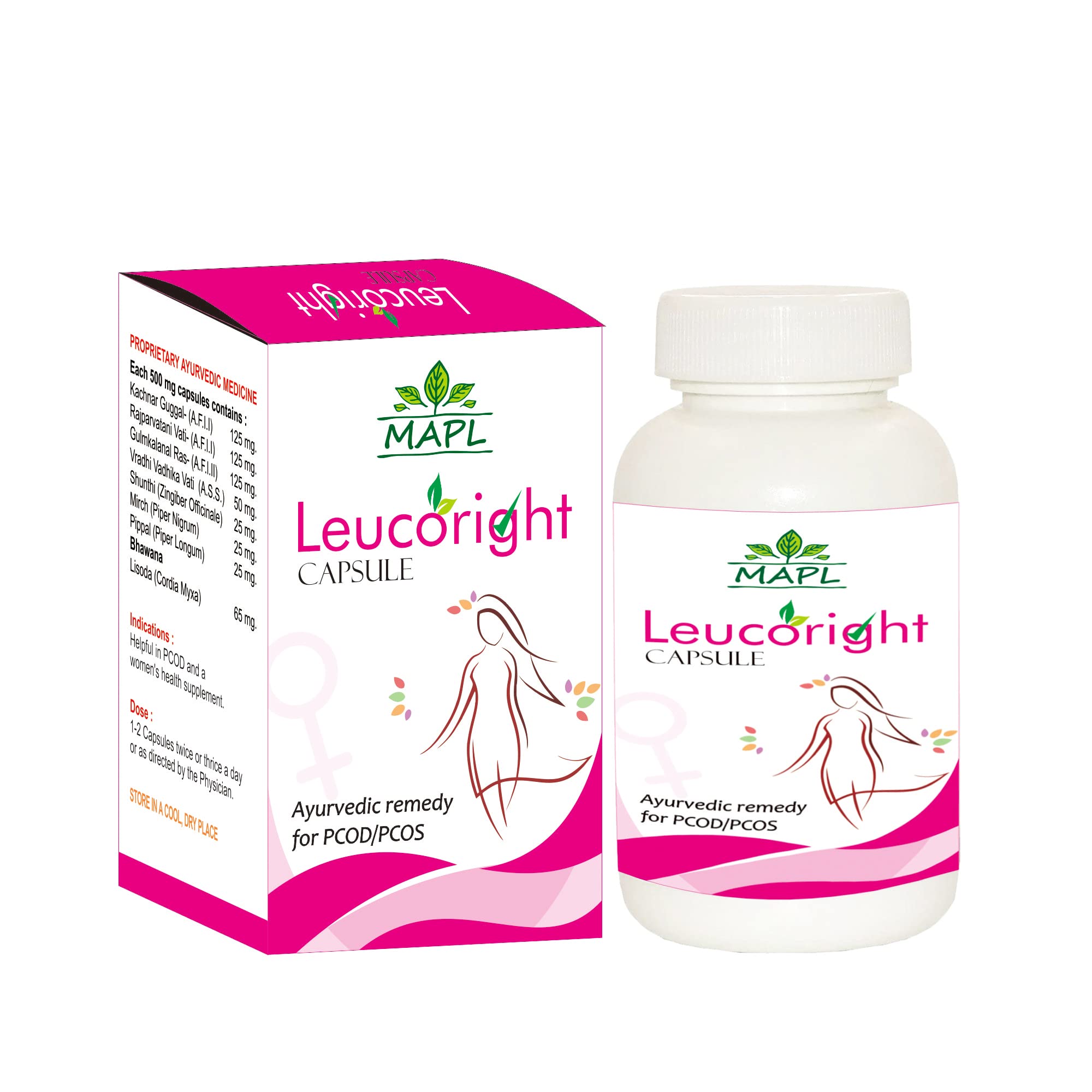 Buy l Leucoright Pcos Balance Natural s | Pcos Management Supplement ...