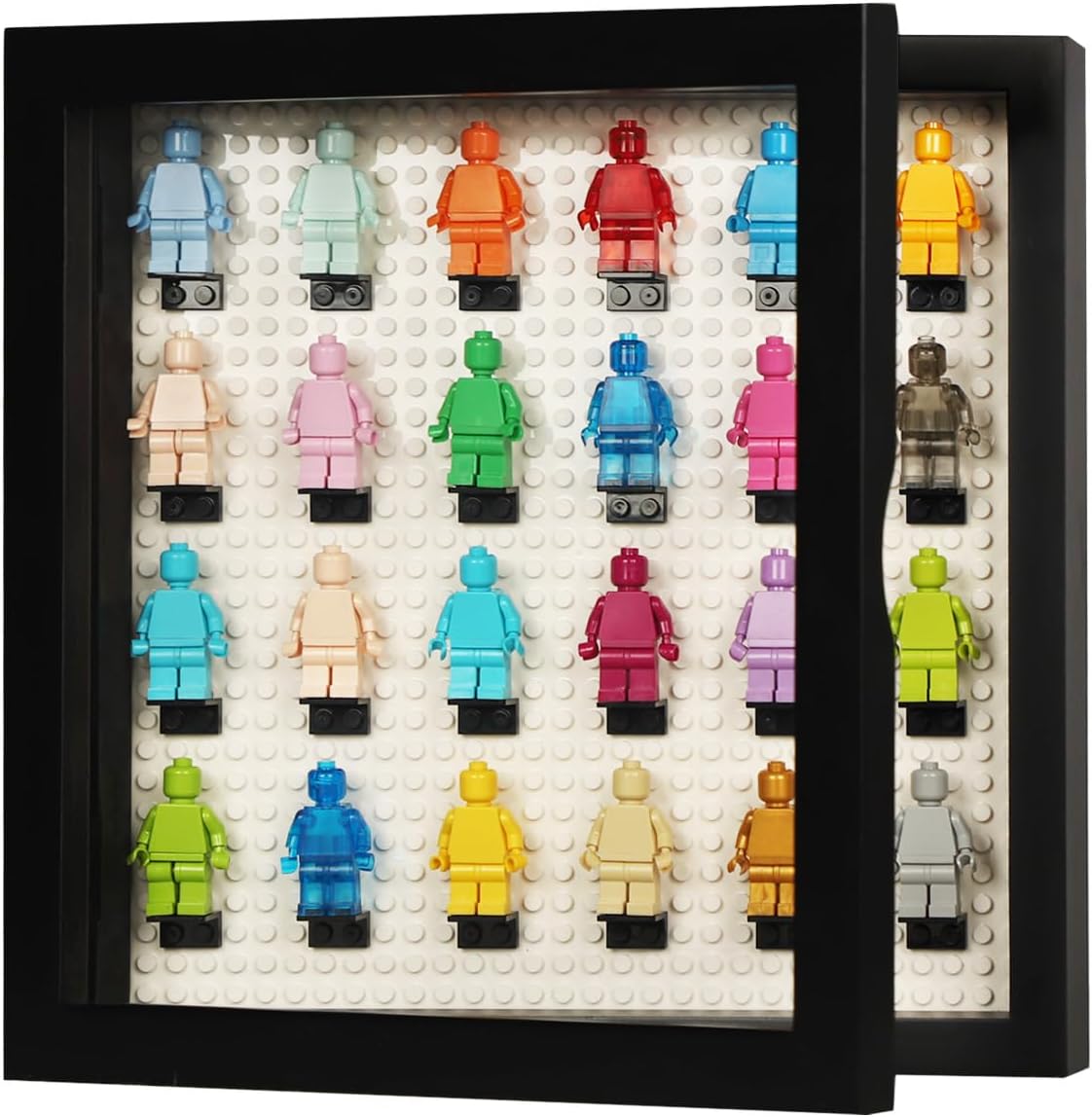 Amazon.com: VERANI Minifigure Display Case with Base Plate - Foldable ...