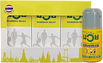 Amazon.com: Namman Muay Liniment Oil Muscular Temporary Relief 30ml ...