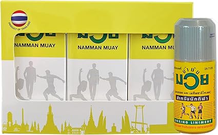 Amazon.com: Namman Muay Liniment Oil Muscular Temporary Relief 30ml ...