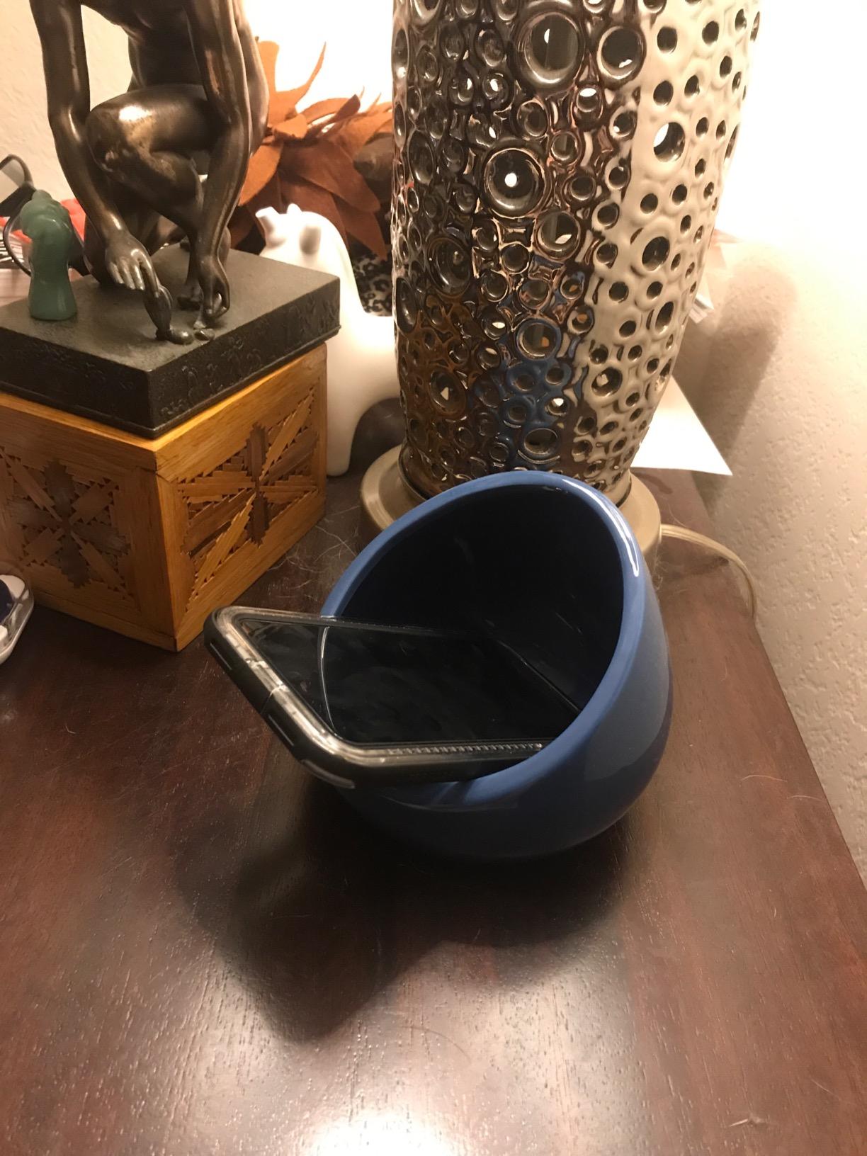 Amazon.com: Boom Bowl Smartphone Sound Amplifier (French Blue ...