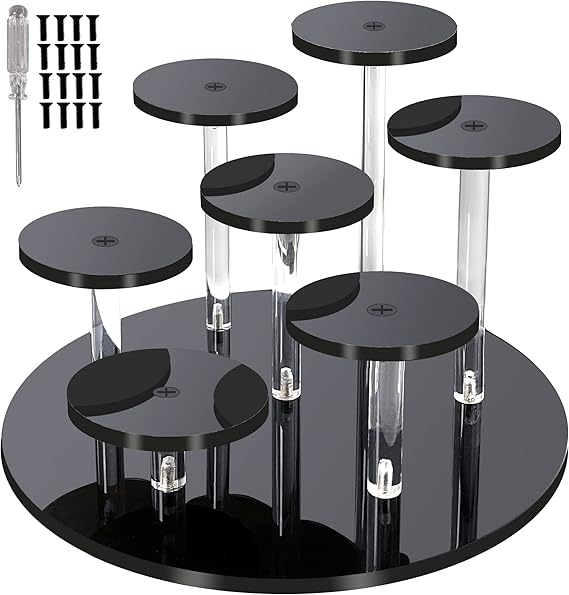 Amazon.com: Eco Moda Acrylic Display Stand - 7-Tier Black Action Figure ...