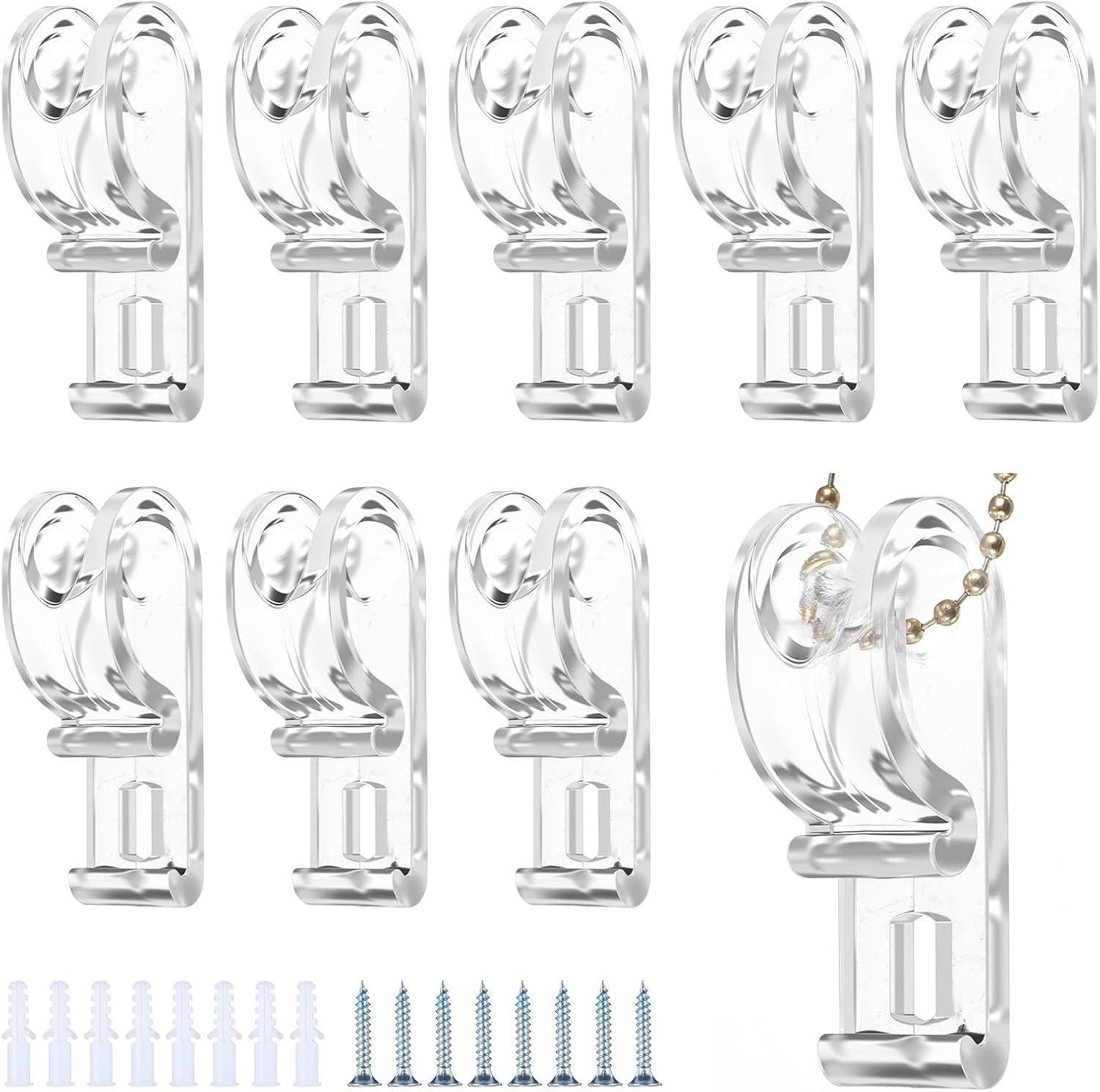 Amazon.com: 8Pcs Blind Cord Holder, Roller Shade Clear Safety Chain ...