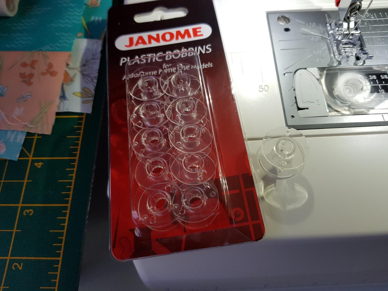 JANOME SEWING MACHINE GENUINE BOBBINS PART NO 200122717 FIT MOST JANOME ...