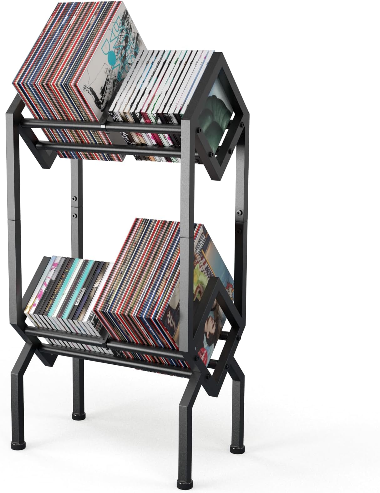Amazon.com: RUDCXDY Vinyl Record Storage Rack, Album Storage for Vinyl ...