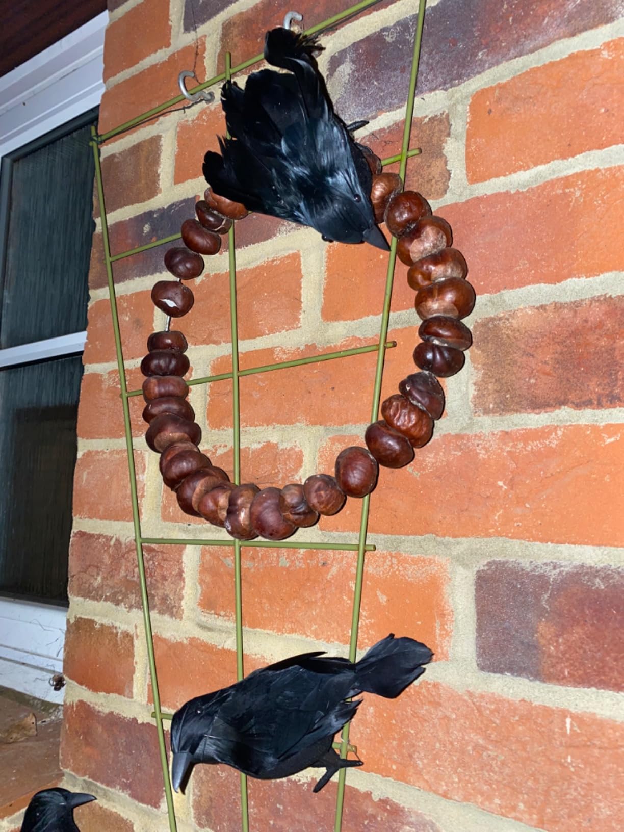 3 Pack Halloween Crows Artificial Feathered Crows Realistic Raven Birds ...