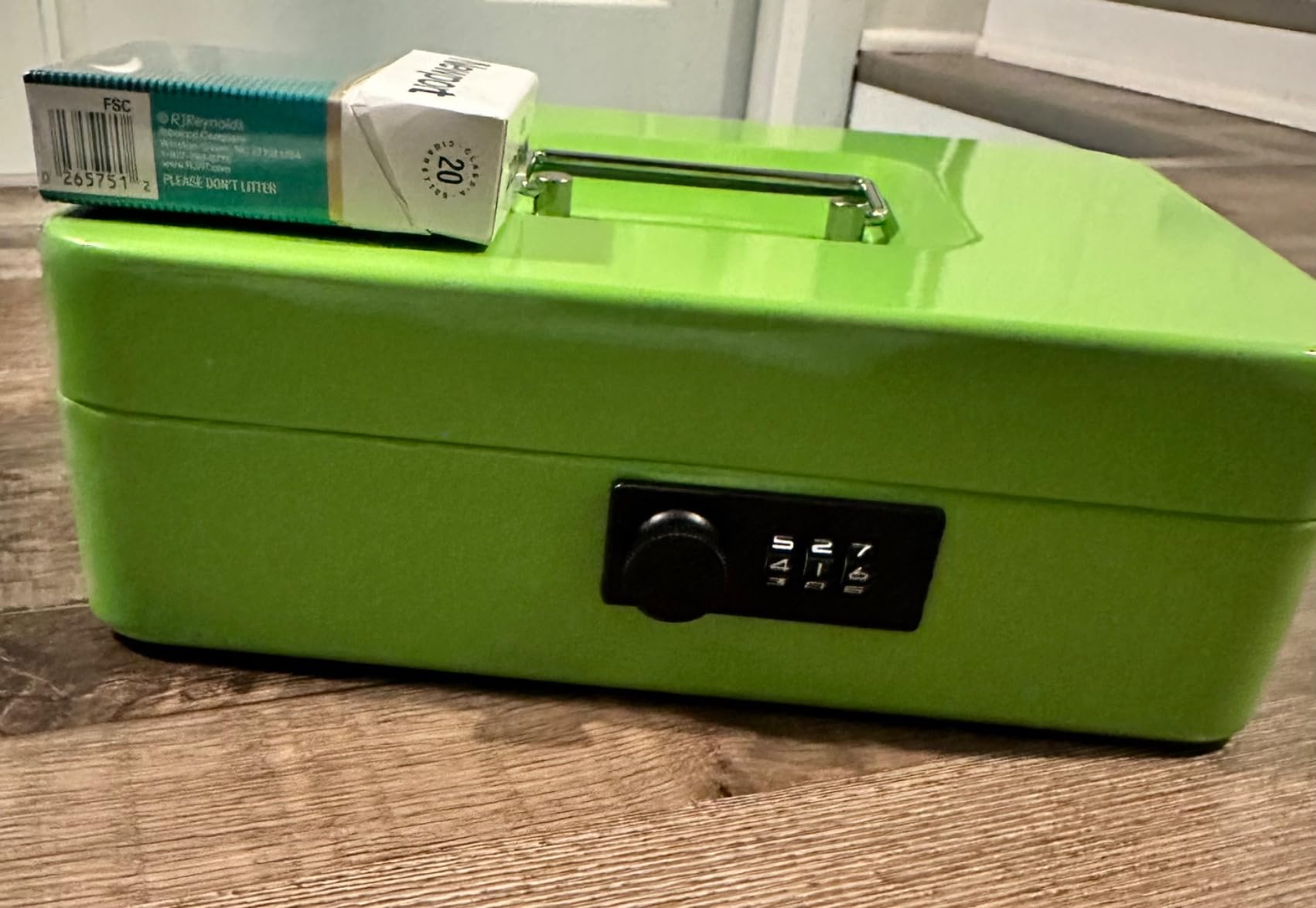 $3/mo - Finance KYODOLED Medium Metal Cash Box with Combination Lock ...