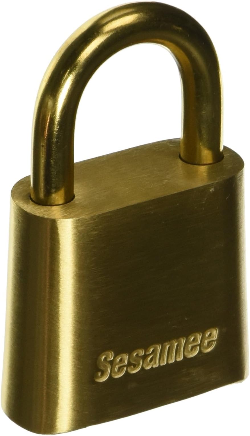 Sesamee 436 4-Dial Bottom Resettable Combination Brass Padlock with 1 ...