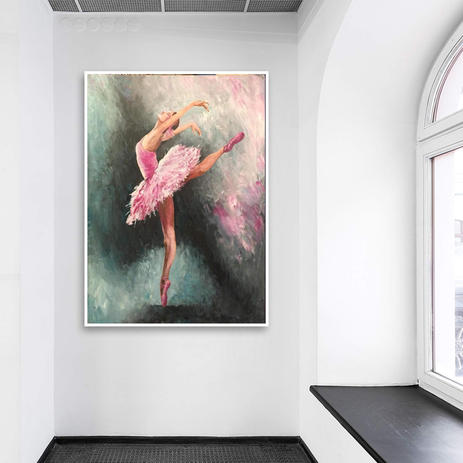 Ballerina Canvas Painting Ideas