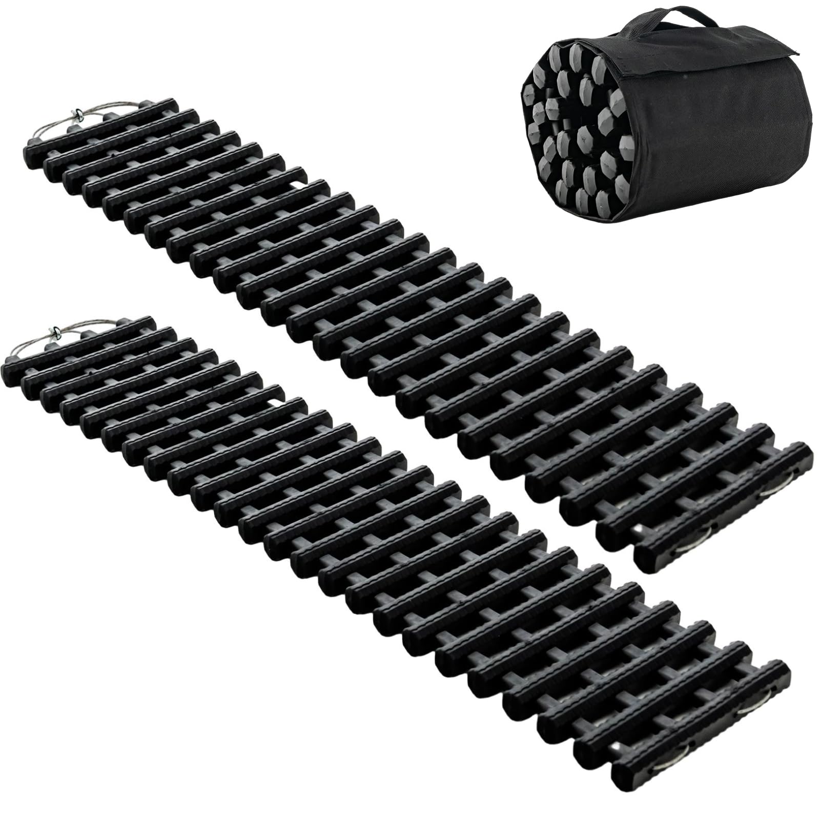 GiantexUK 2PCS Traction Mats, 23.5"/33.5"/39.5" Tire Recovery Track Pad ...