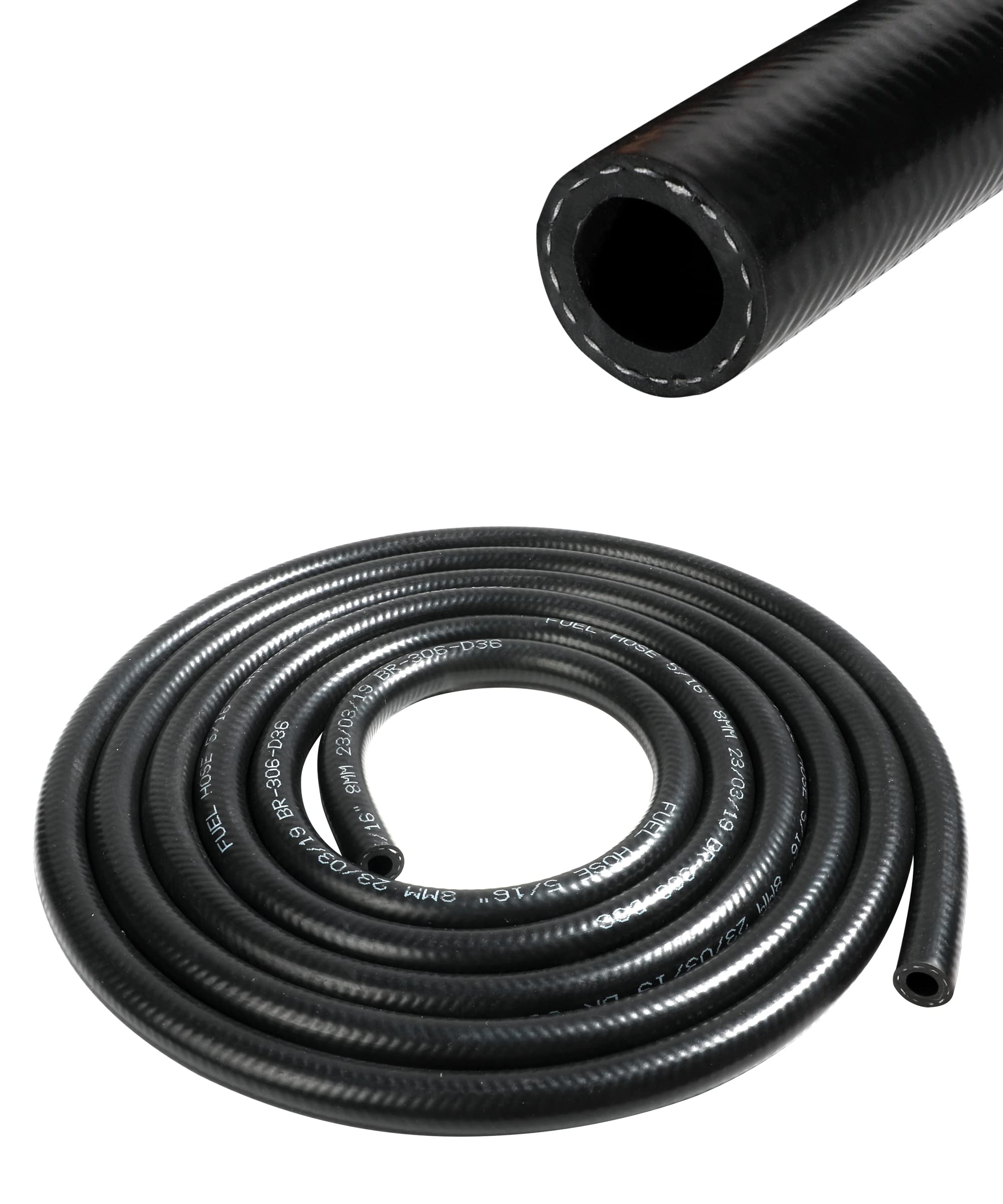 Amazon.com: ESEWALAS 10FT Fuel Line Hose,3/8 5/16 1/2 5/8 1/4 Inside ...