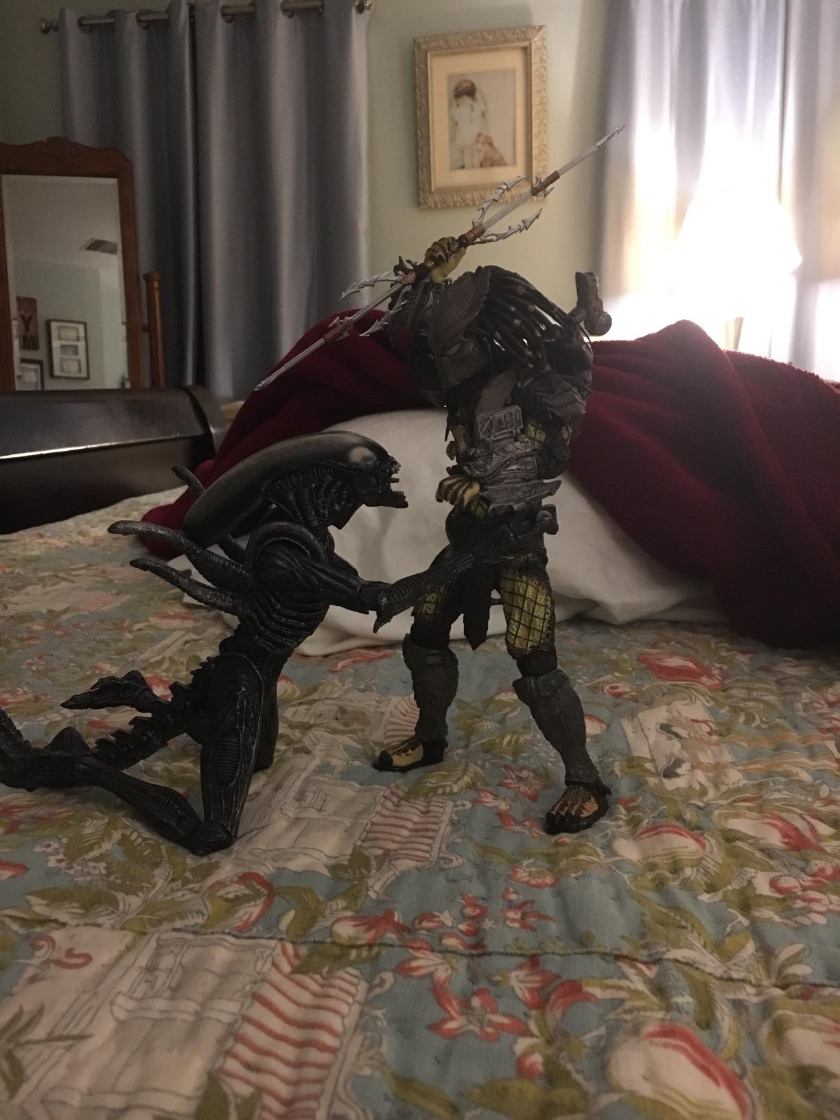 Amazon.com: NECA Predator Series 15 Temple Guard Action Figure, 7 ...