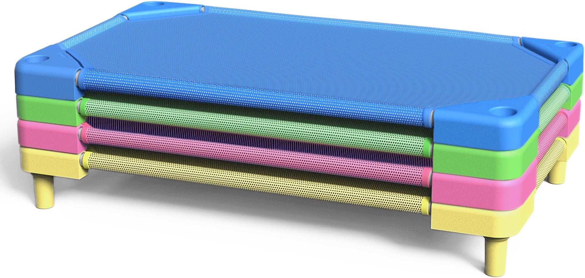 Amazon.com : VEVOR Stackable Kiddie Cot, Pack of 6, Portable Toddler ...