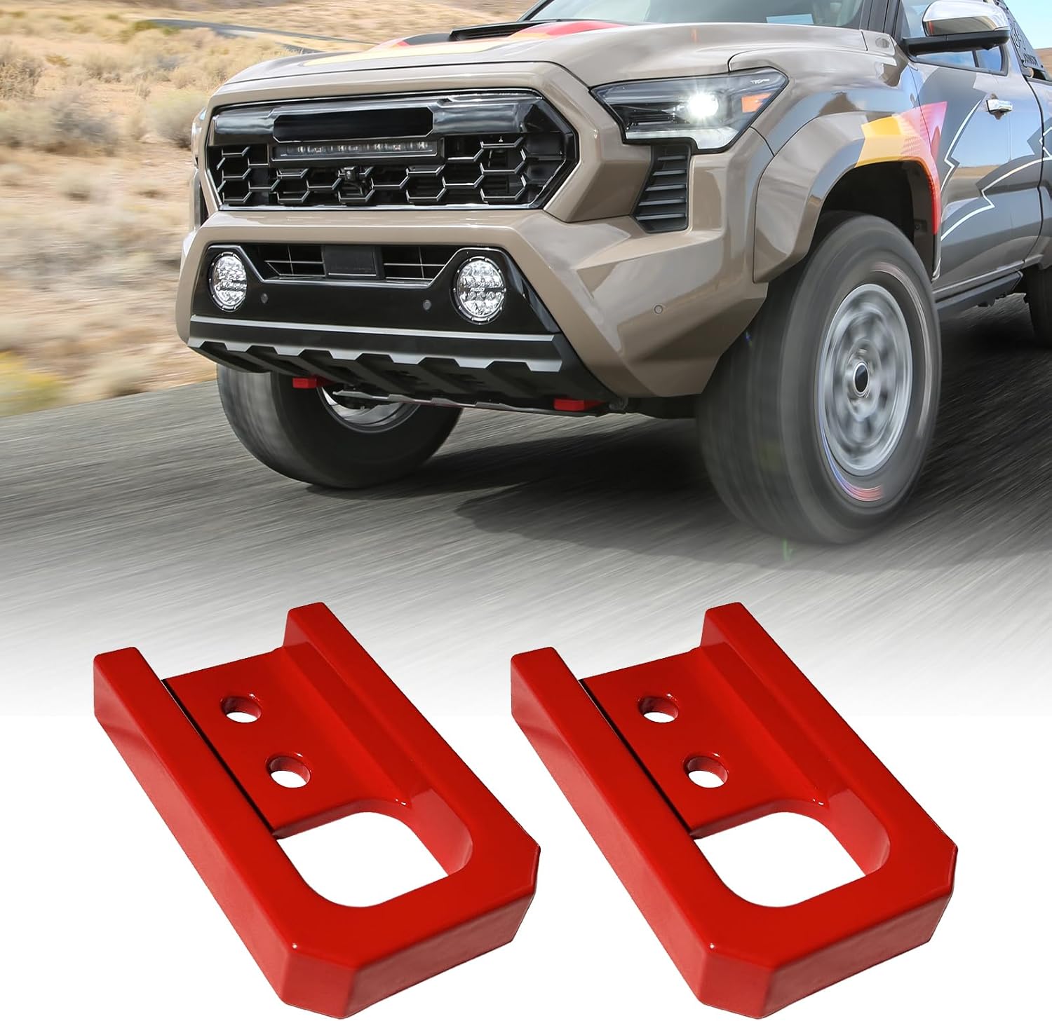 Amazon.com: Vvwmluui Tow Hooks for Toyota Tacoma 2024 2025 2026 ...
