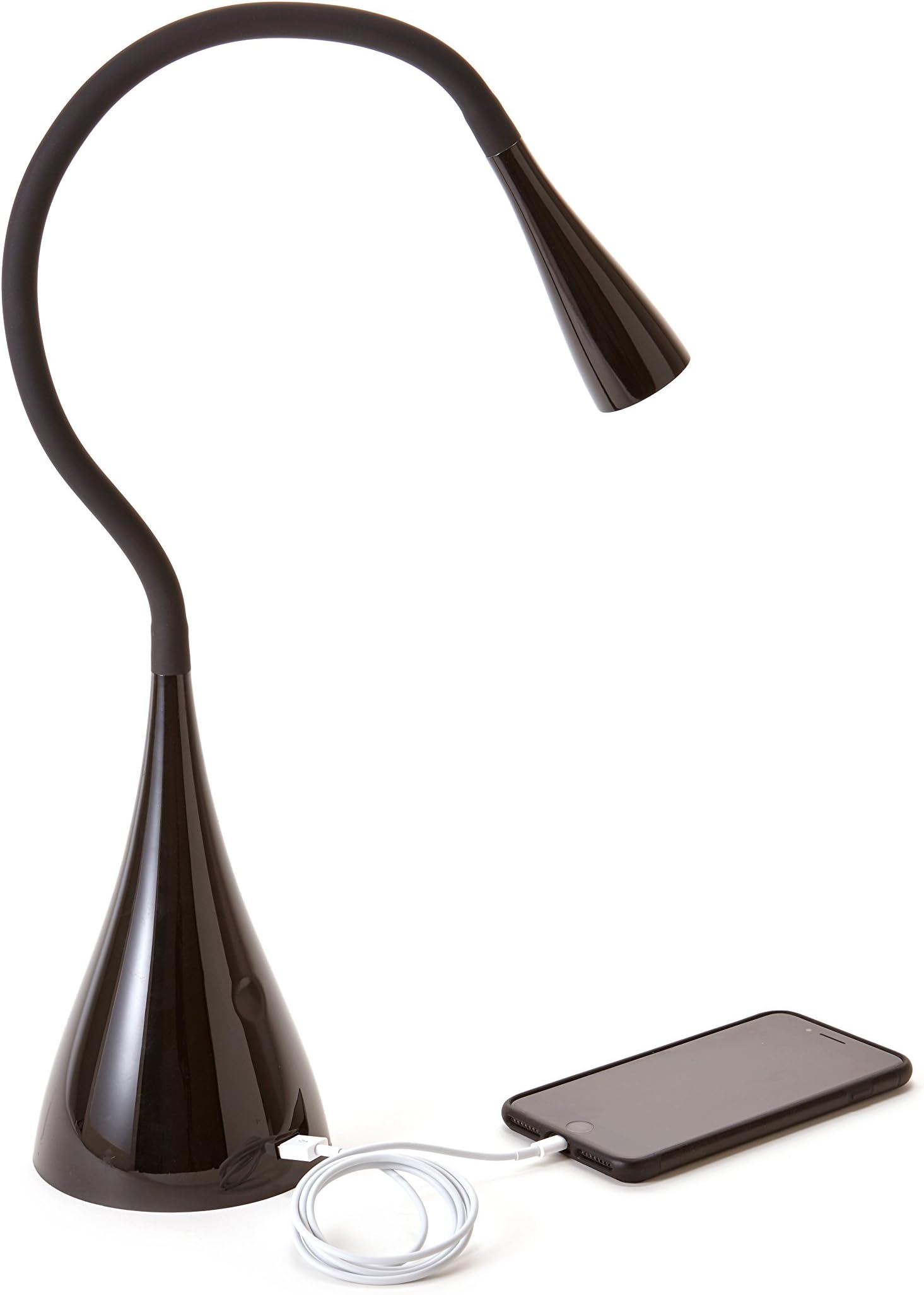 Newhouse Lighting 3 Watt LED Plastic/Steel Gooseneck Desk Lamp (NHGS ...