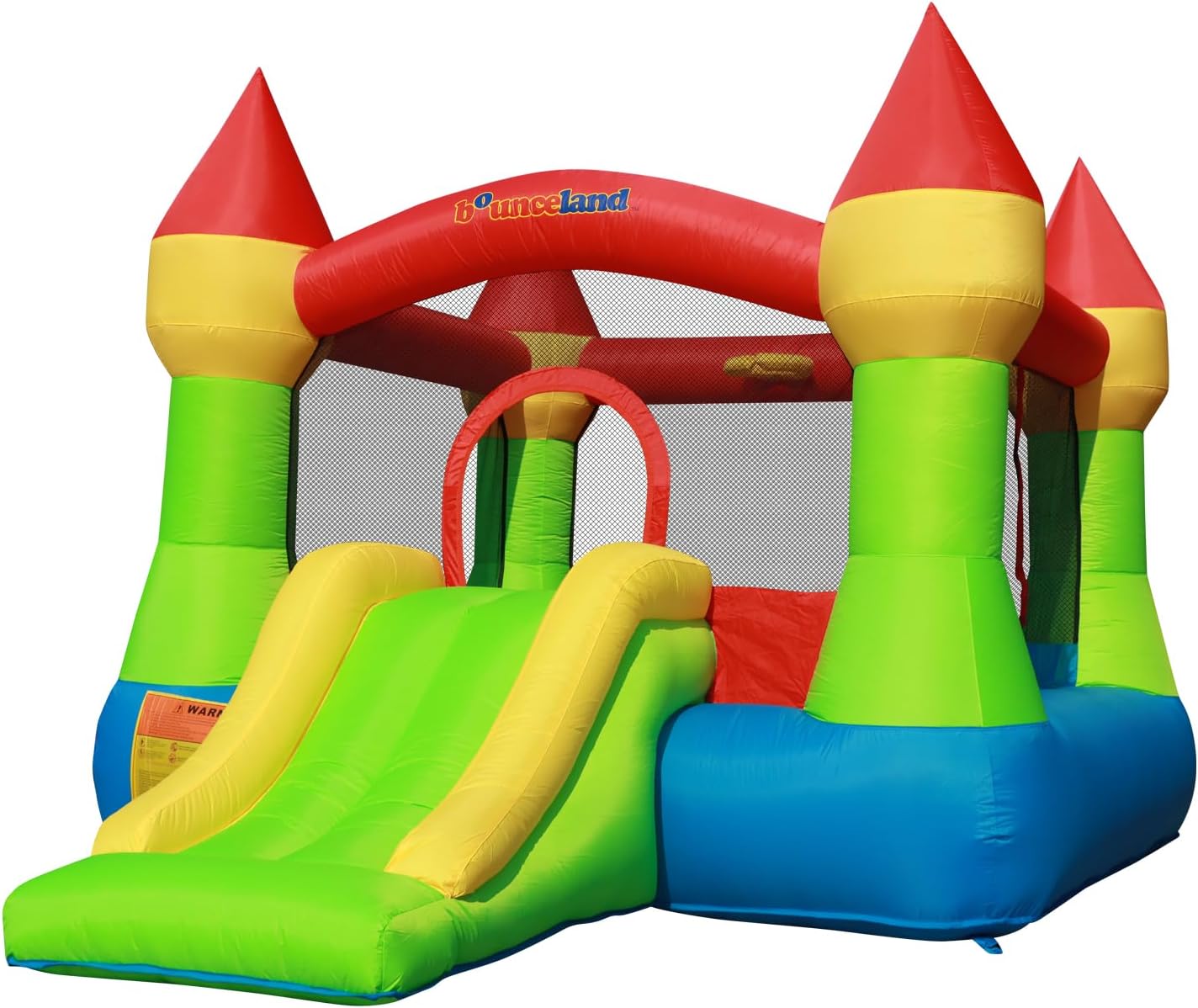 Bounce House Castle With Basketball Hoop Inflatable Bouncer Fun Slide ...
