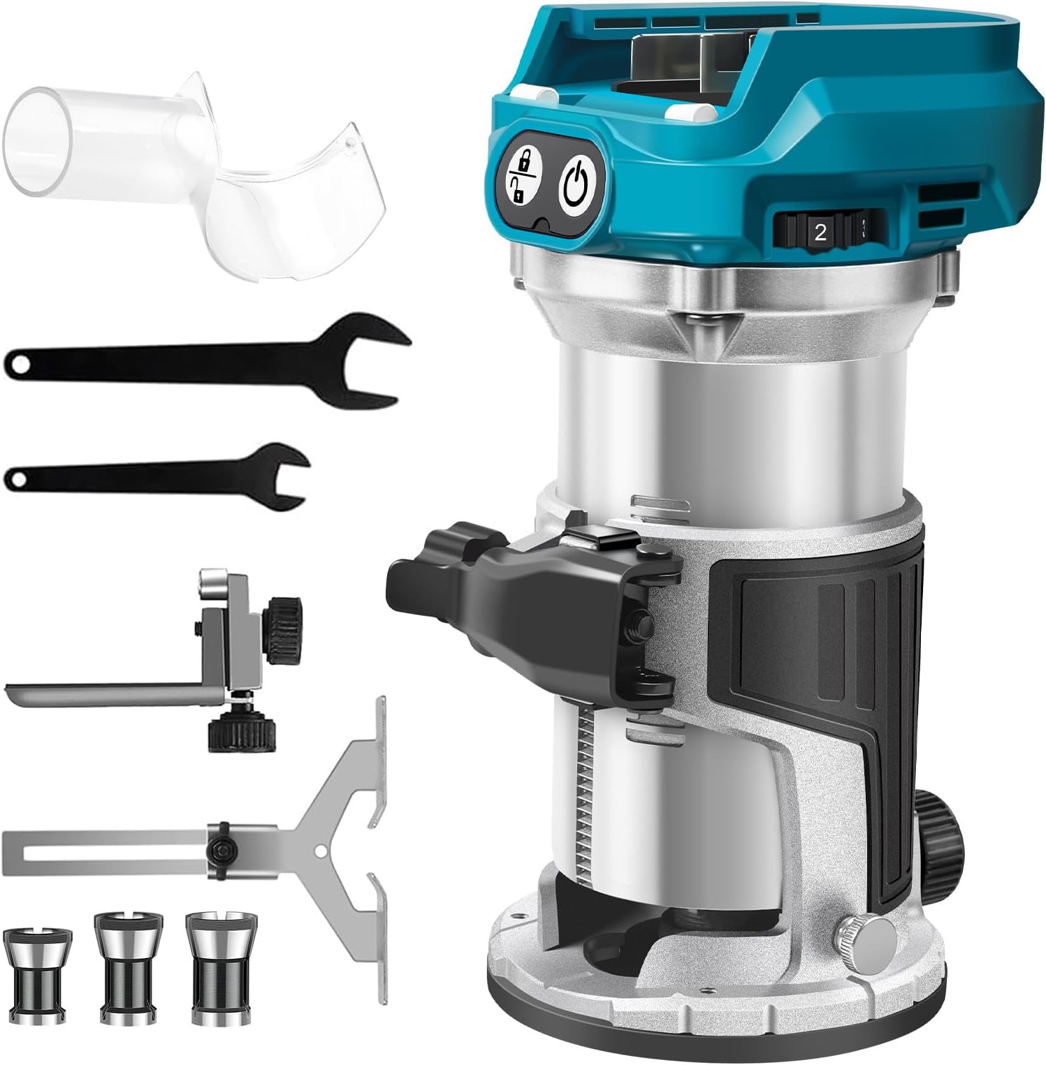 Makita XTR01T7 18V LXT Lithium-Ion Brushless Cordless Compact Router ...