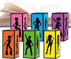 Amazon.com: Disco Box Paper - Retro Tabletop Decoration - Decorative ...