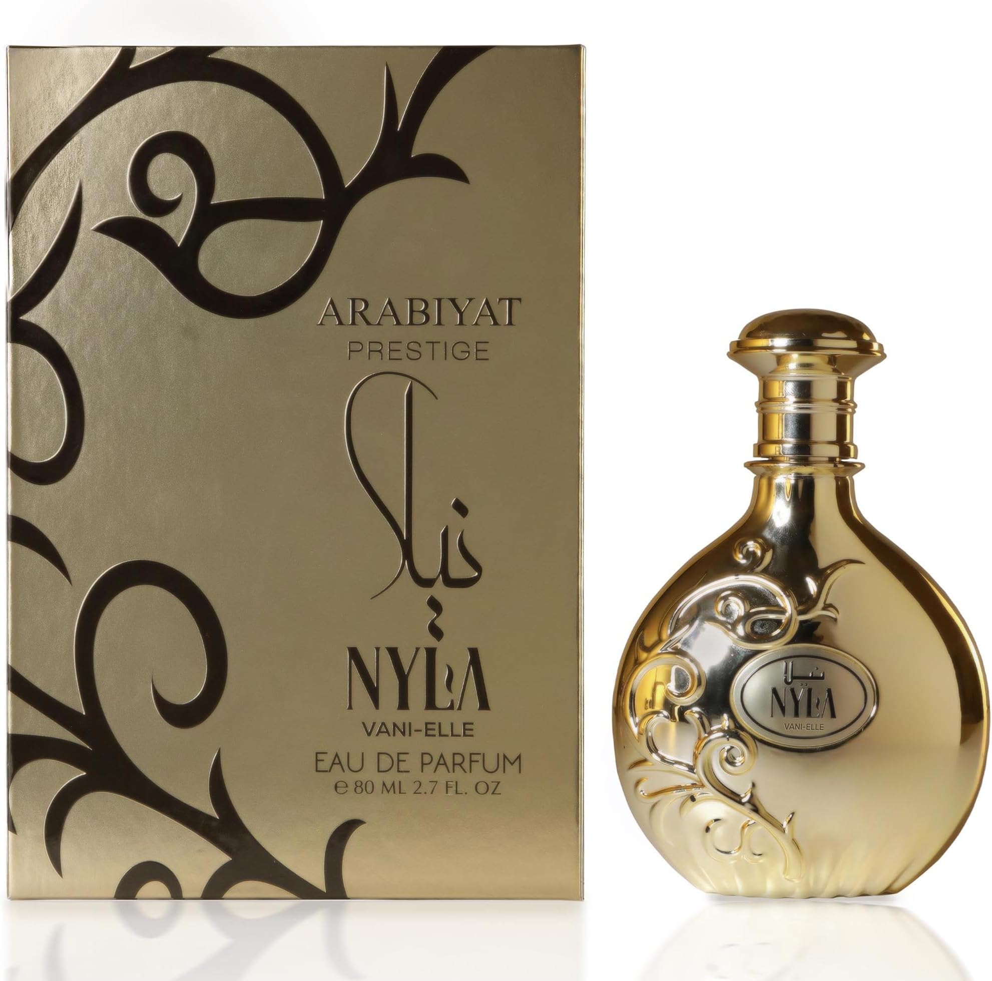 Amazon.com : ARABIYAT PRESTIGE Nyla Vani-Elle Eau de Parfum, Unisex Fragrance with Vanilla and ...