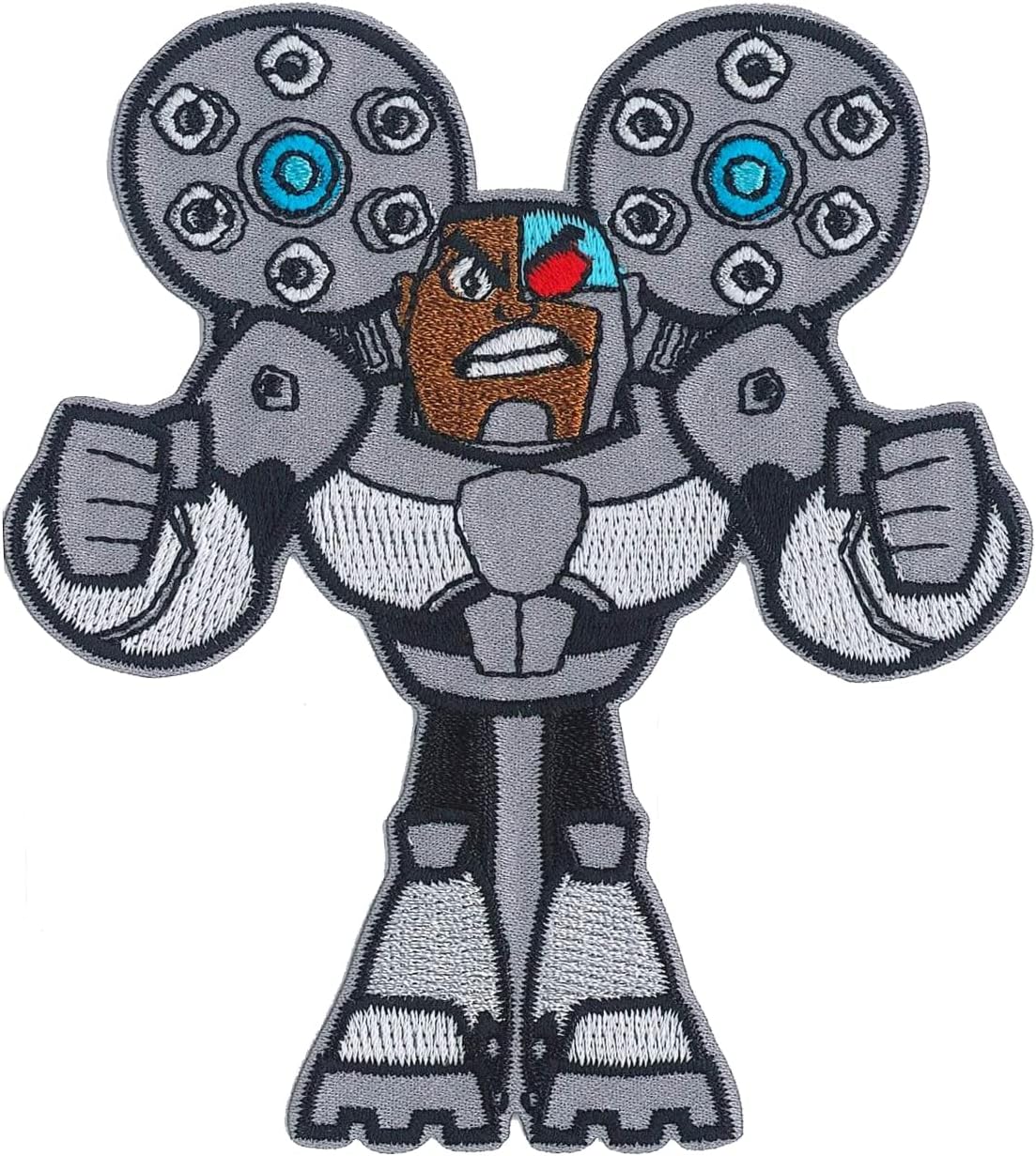 Amazon.com: C&D Visionary Teen Titans Go Cyborg Patch, Green