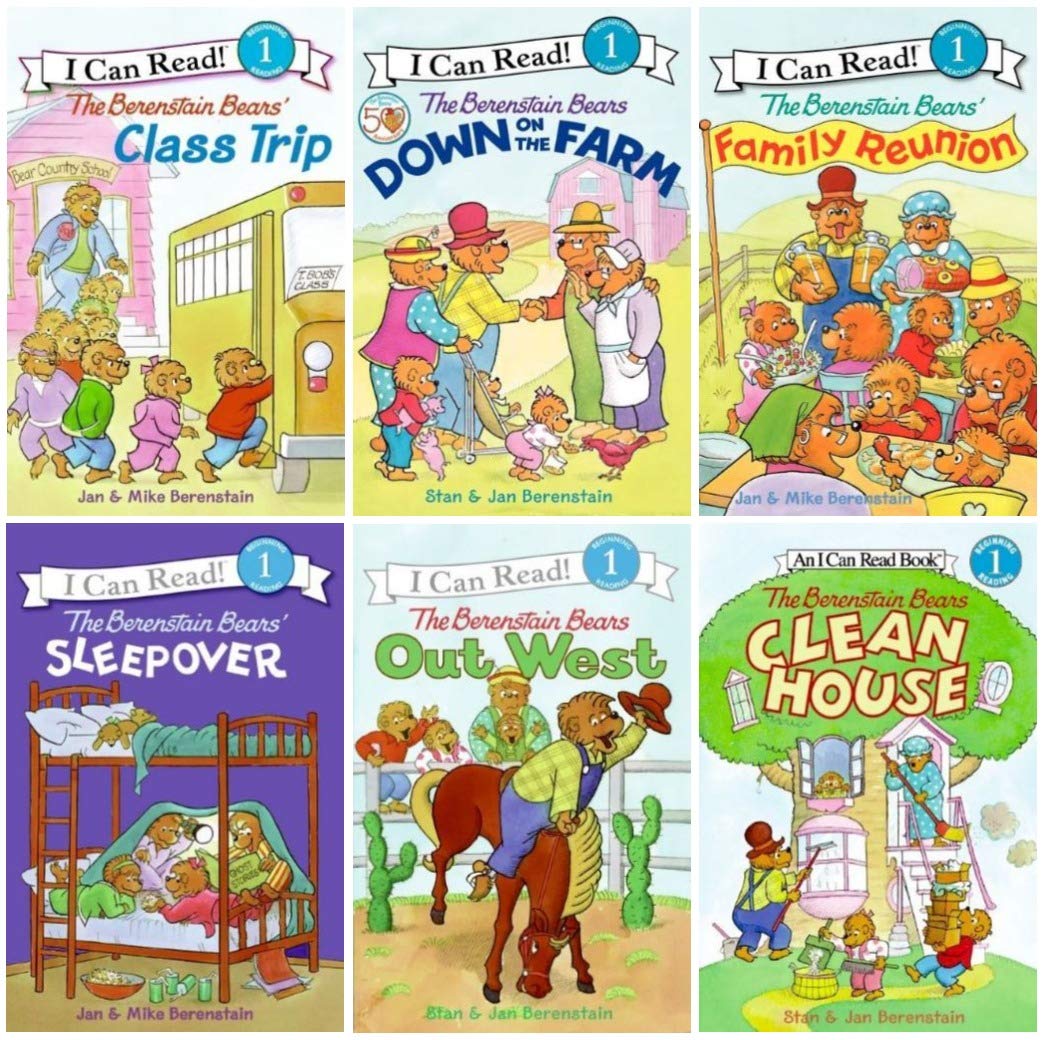 I Can Read Berenstain Bears Reader Collection (Sleepover, Class Trip ...
