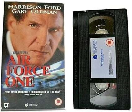 Air Force One [VHS] [1997] : Harrison Ford, Gary Oldman, Glenn Close ...
