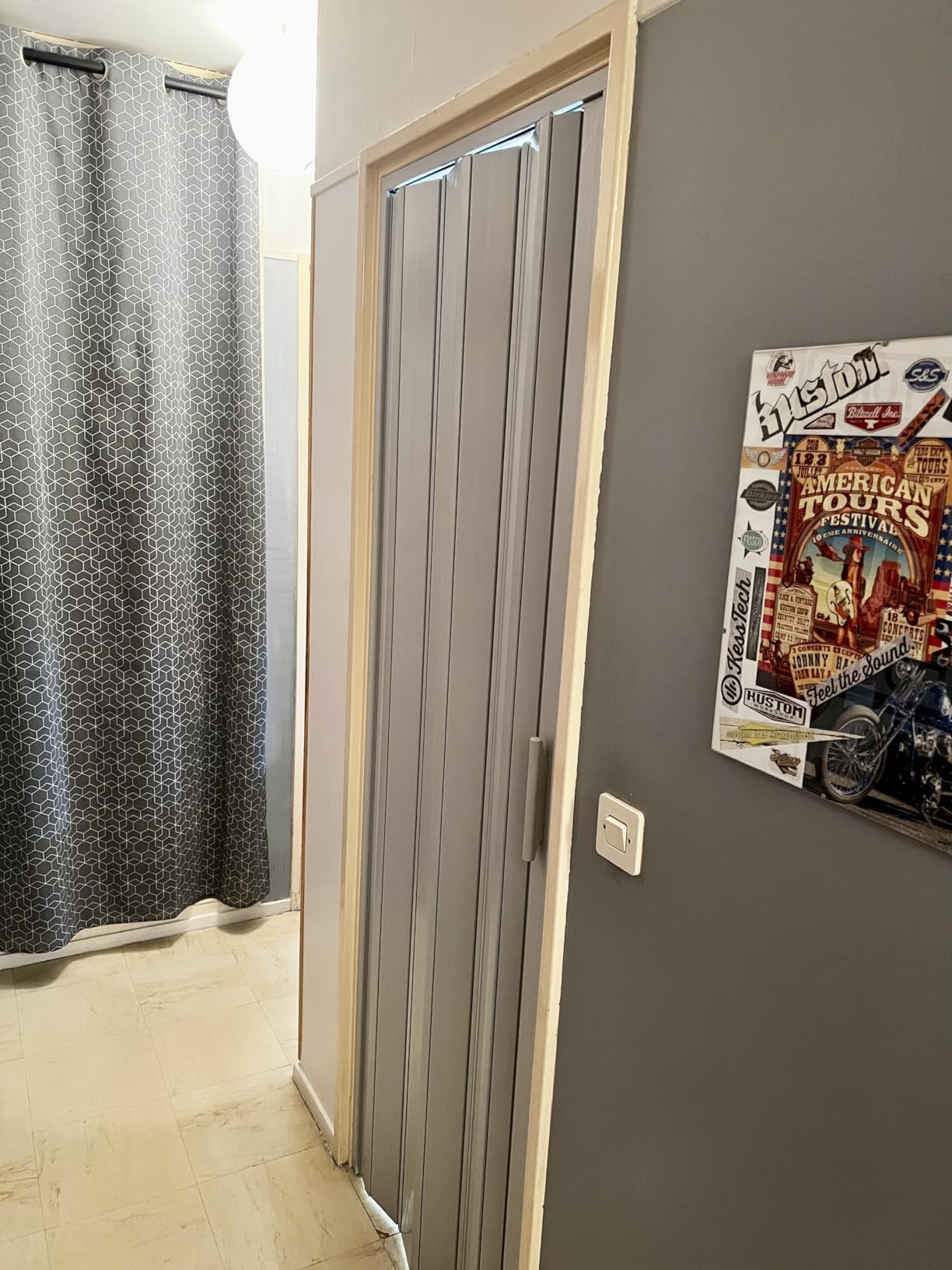 PORTE À SOUFFLET SUR MESURE en pvc pliante disponible en différentes ...