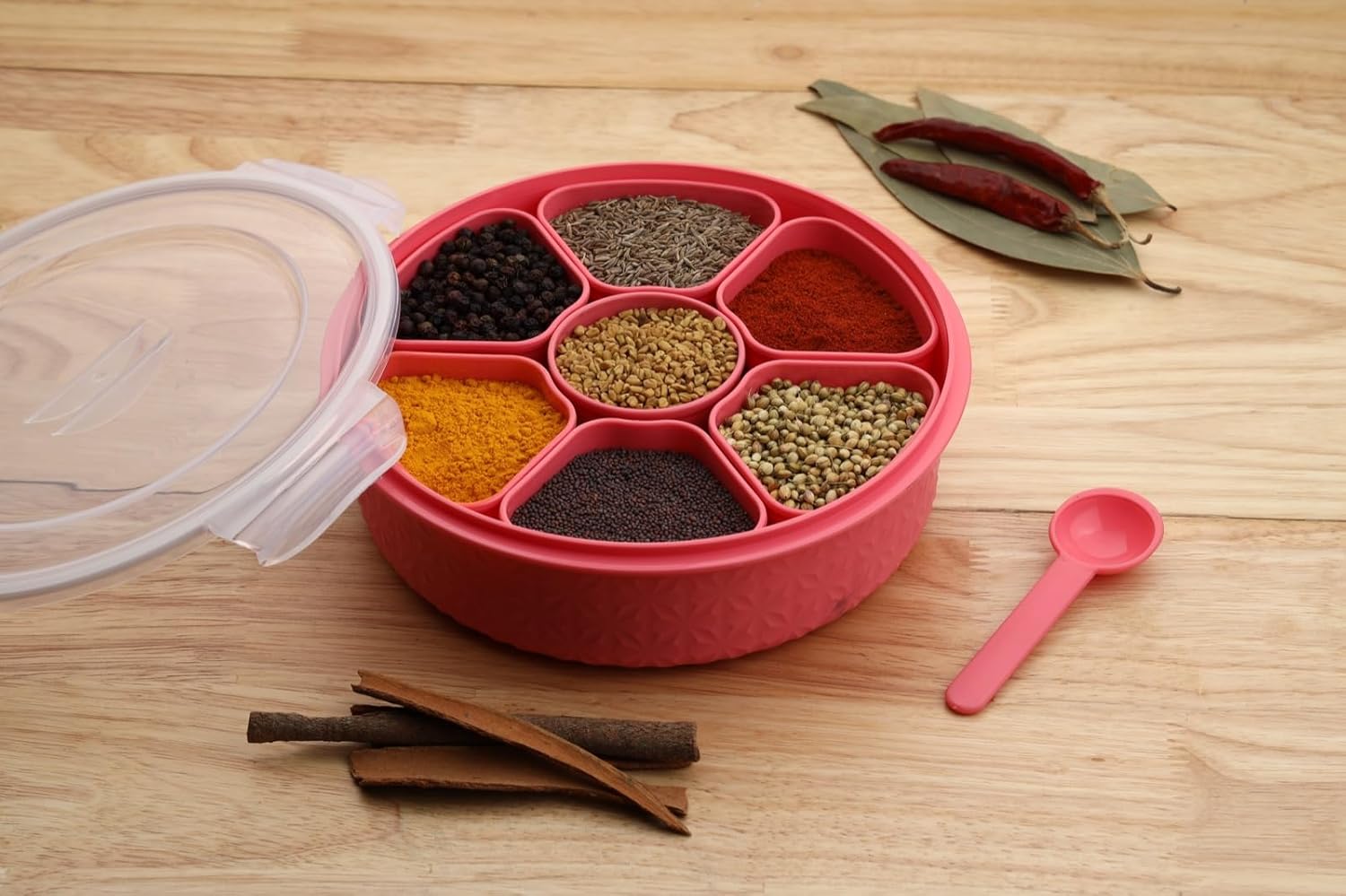 Buy THE SR BRAND Sr Masala Box For Kitchen, Plastic Container For ...