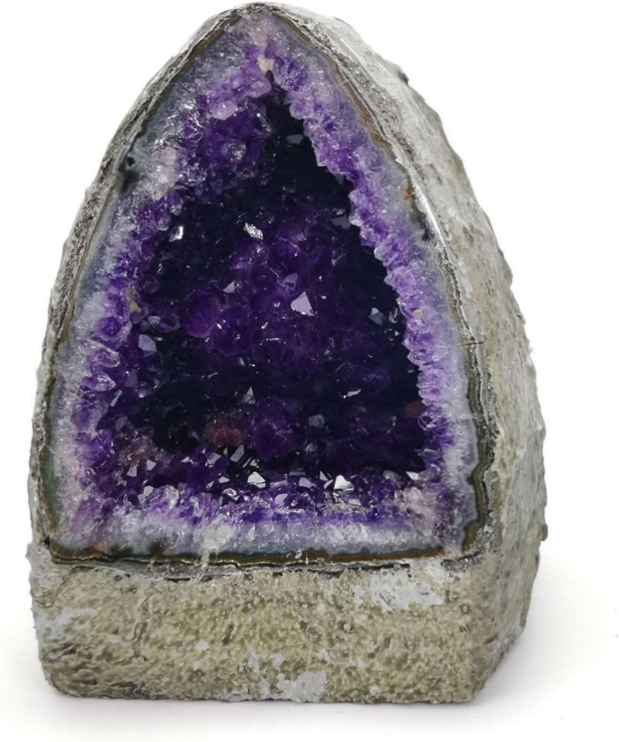 Amazon.com: Natural Amethyst Quartz Geode – Raw Amethyst Crystal Rock ...