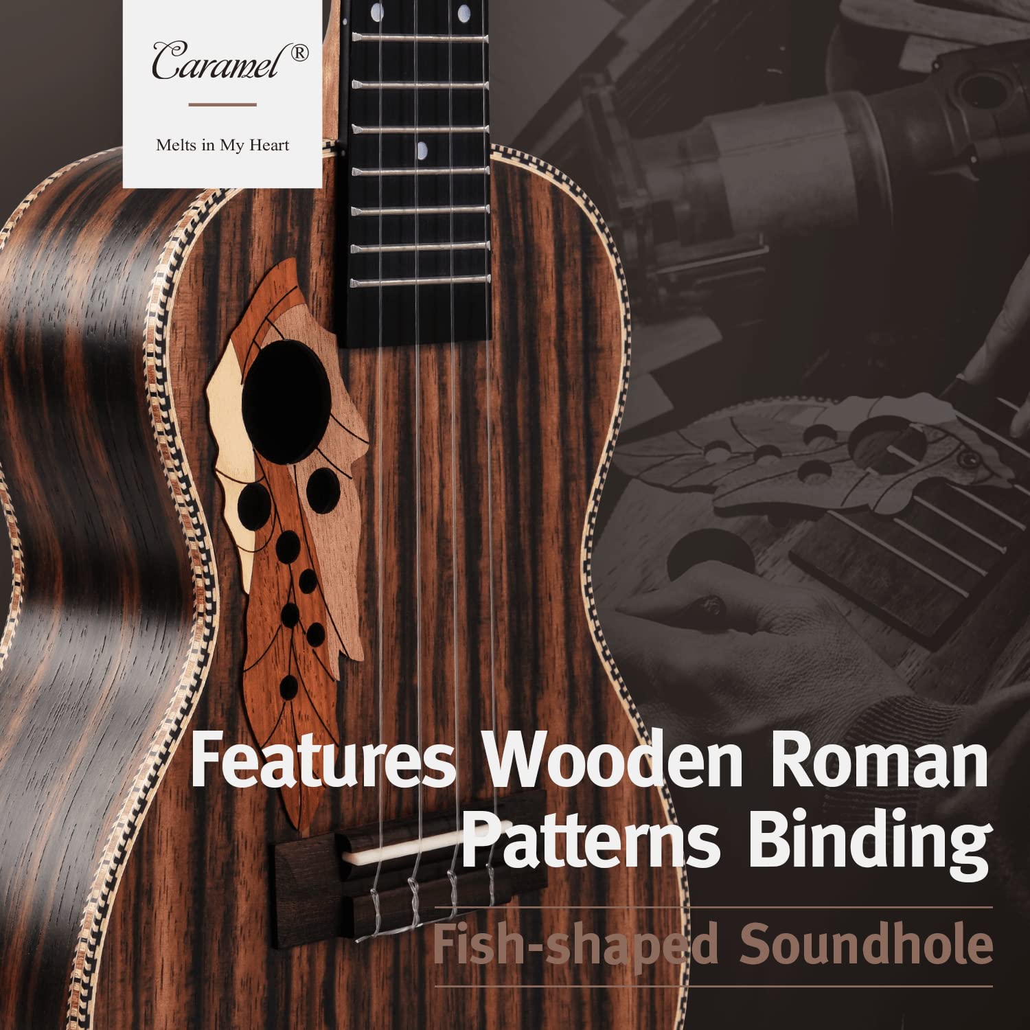 Snapklik.com : Caramel Concert Ukulele