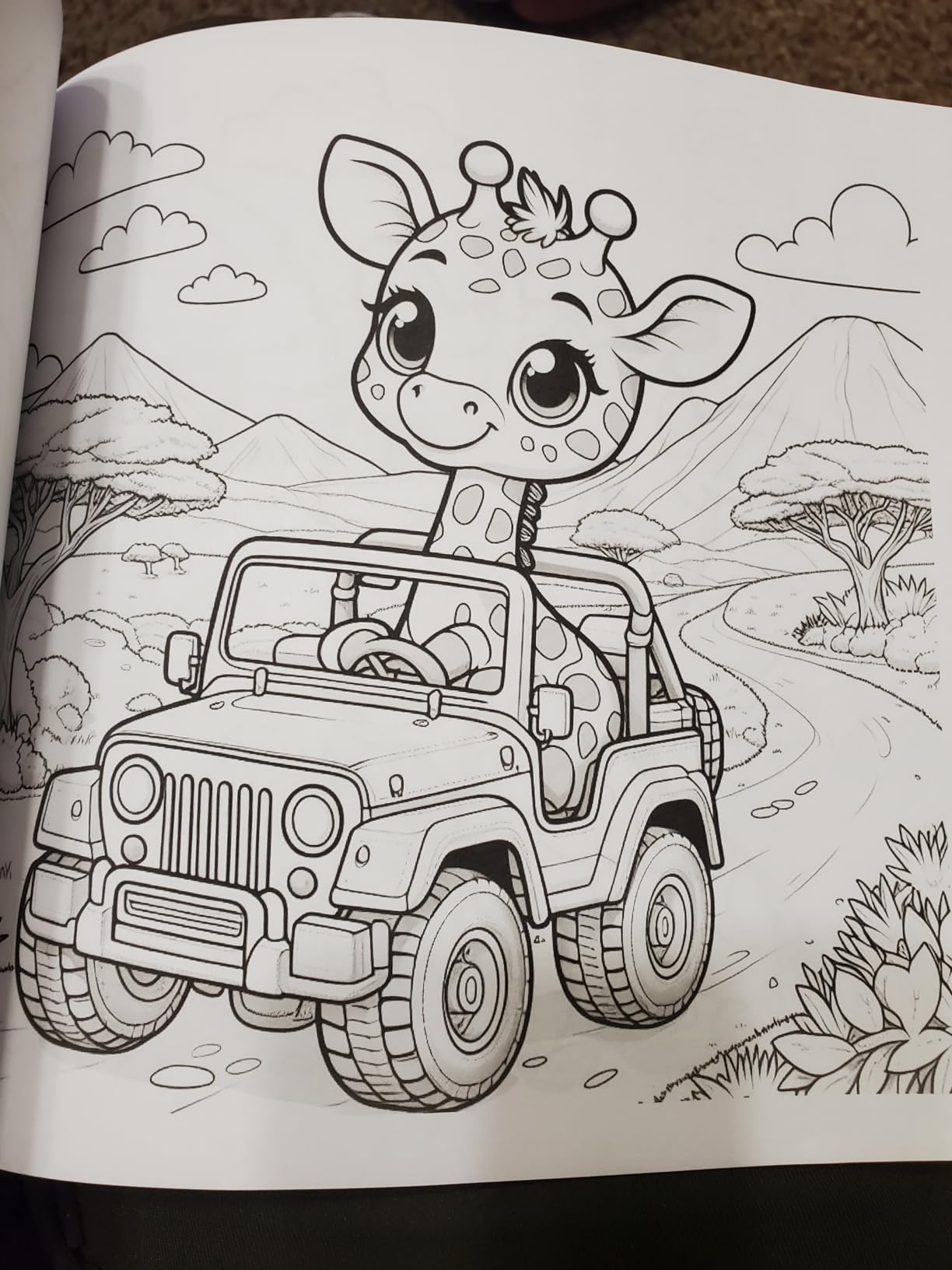 Amazon.com: Giraffe Paradise: The Cutest Giraffe Coloring Book: 50 ...