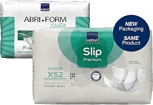 Abena Slip Premium Junior Nappies, Eco-Friendly Nappy Pants, Enhanced ...