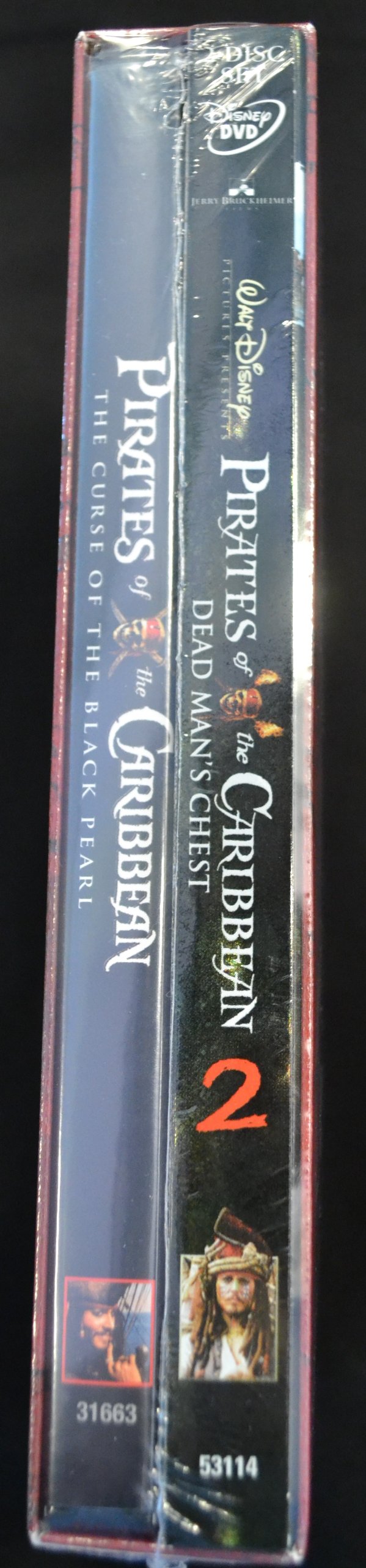 Amazon.com: Pirates of the Caribbean, 2-Movie Dvd Collection : Johnny ...